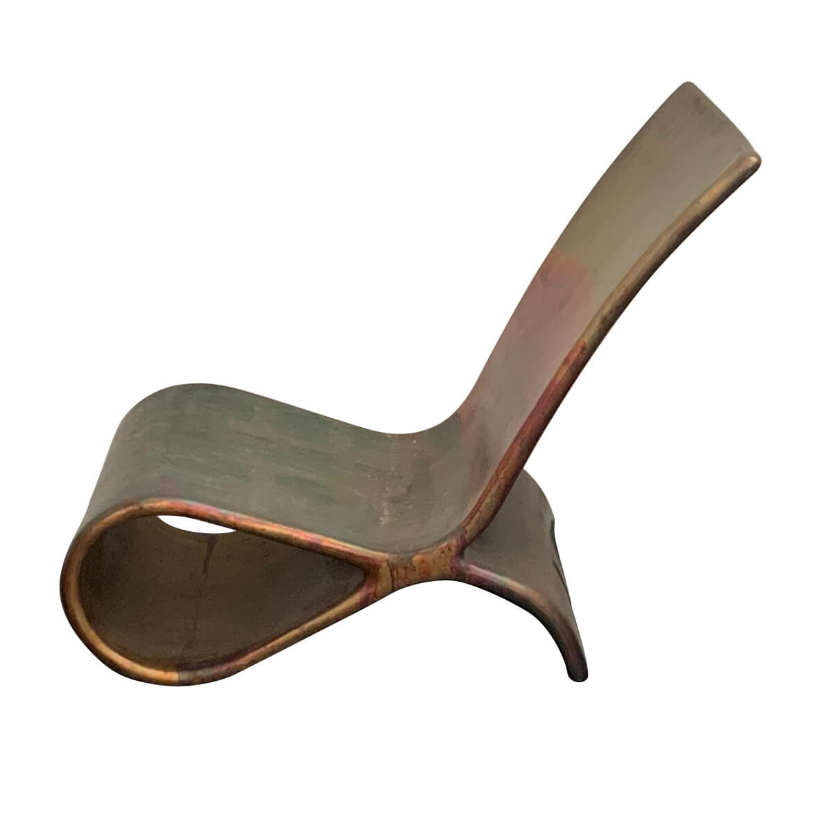 Fiberglass and copper deckchair by Ravi Sing for lightworks resorce ...