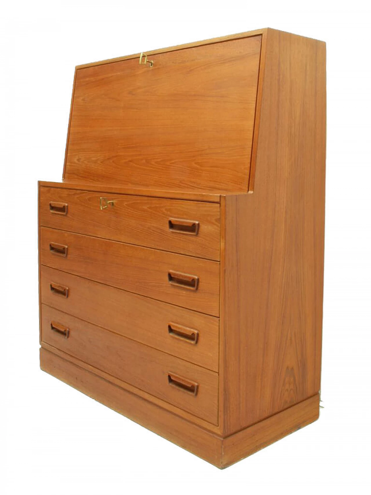 Teak Secretary Model 81 by Arne Wahl Iversen for Vinde Møbelfabrik ...