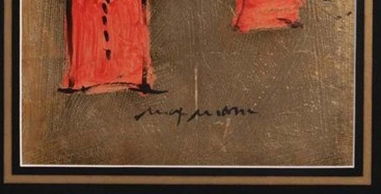 Painting tempera on paper by Max Marra, 2004 | intOndo
