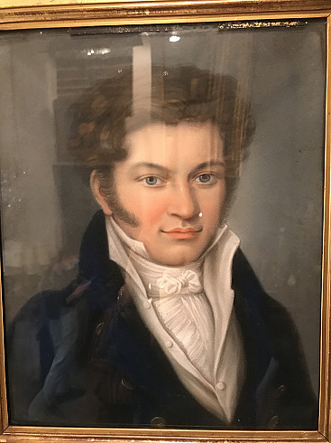 Neoclassical male portrait, pastel on canvas, XIX century | intOndo