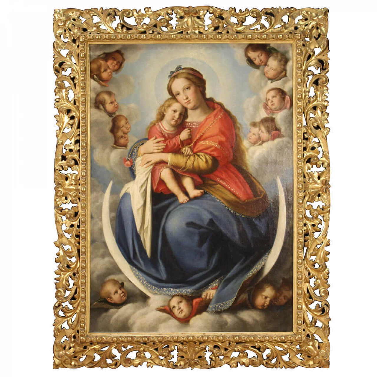 Antique Italian painting Immaculate Conception, 19th century | intOndo