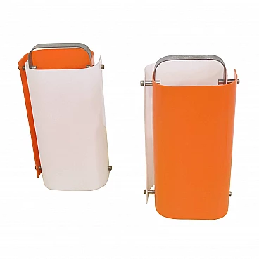 Pair of Polsino table lamps in metal and plexiglass by Gio Ponti for ...