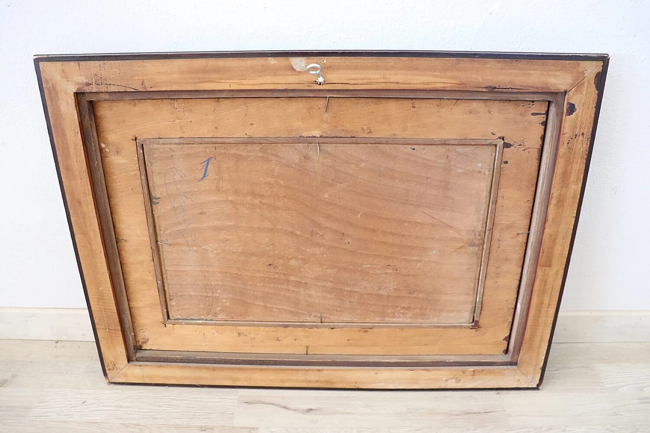 Oil painting on wood by Alberto Cecconi, 1940s | intOndo