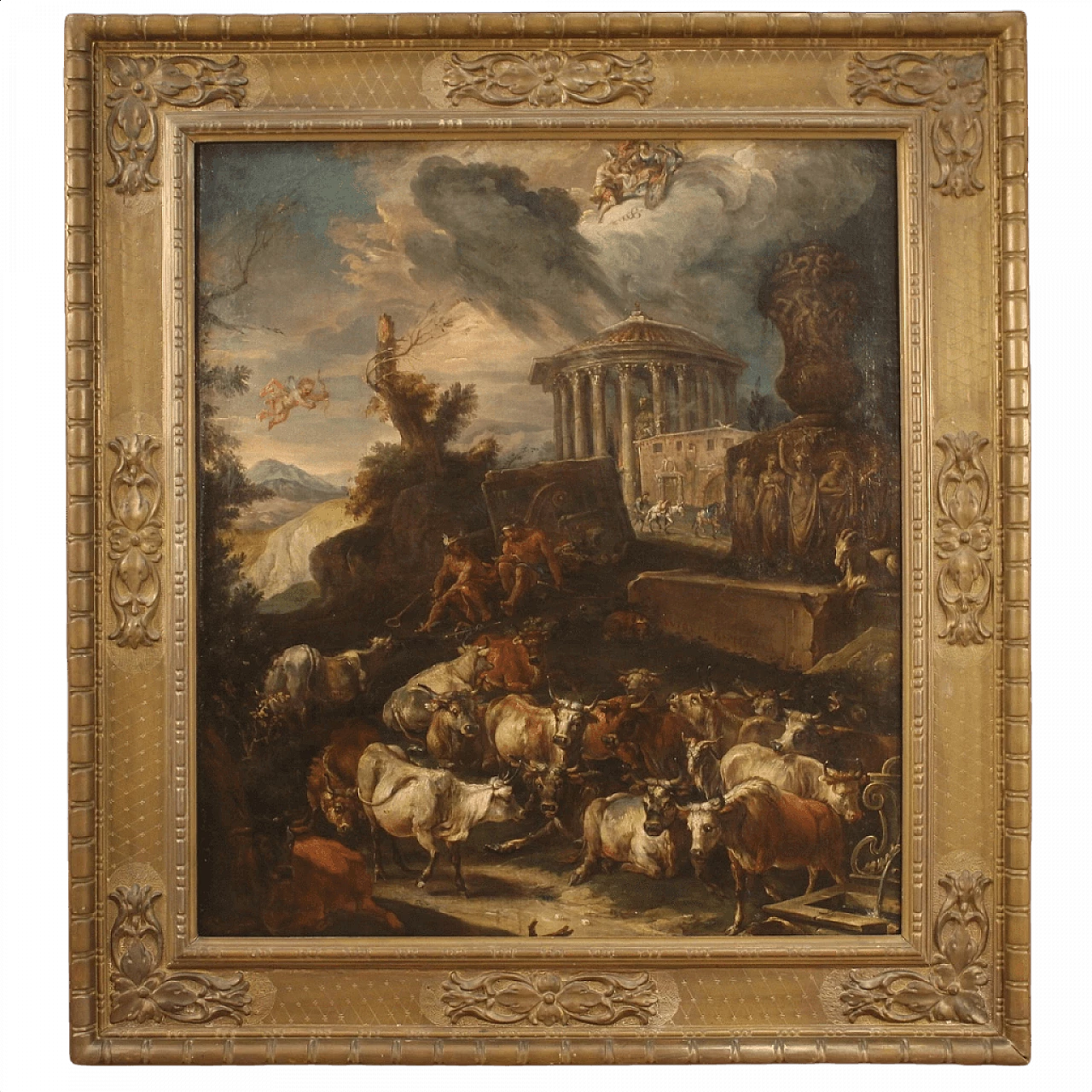 Mercury and Argos, Italian oil painting, 18th century | intOndo