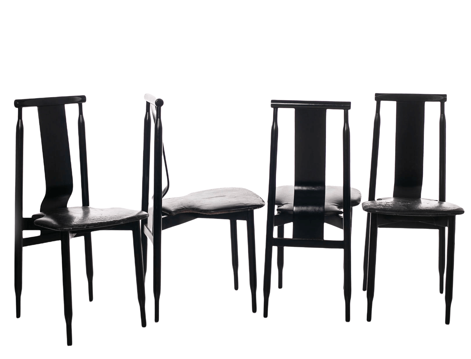 4 Lierna Chairs by Achille and PierGiacomo Castiglioni for Cassina ...