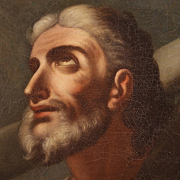 Portrait of St. Andrew, oil on canvas, 18th century | intOndo