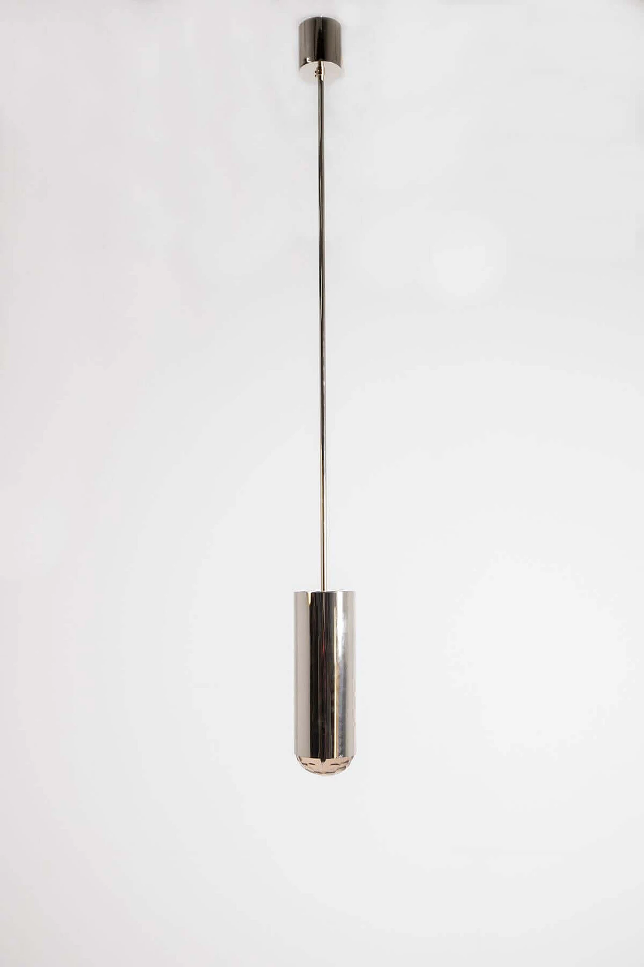 Brass and pink glass ceiling lamp by Ghirò Studio, 2000s | intOndo