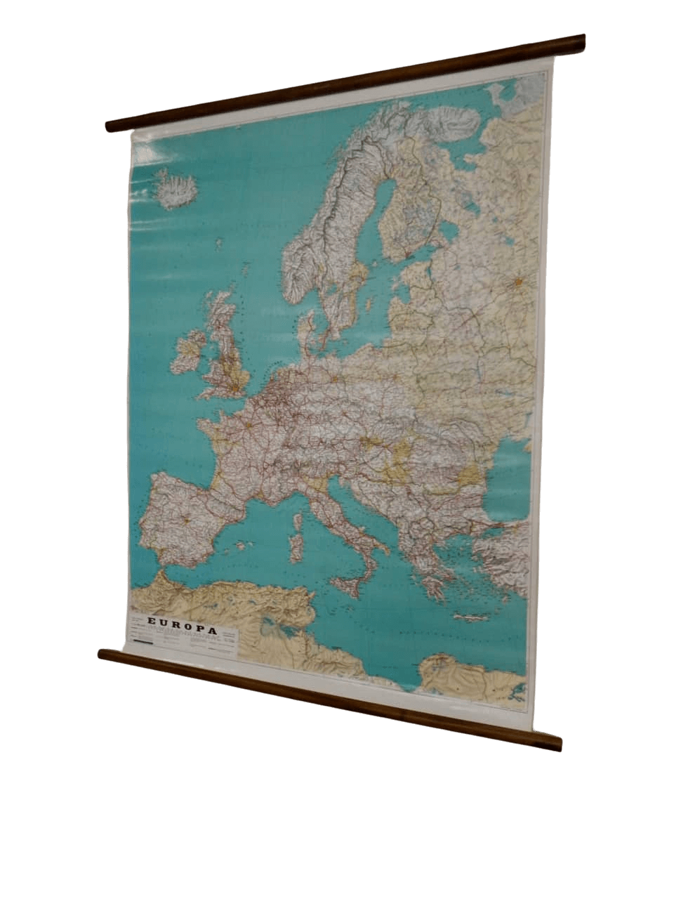 Road map of Europe, 1980s | intOndo