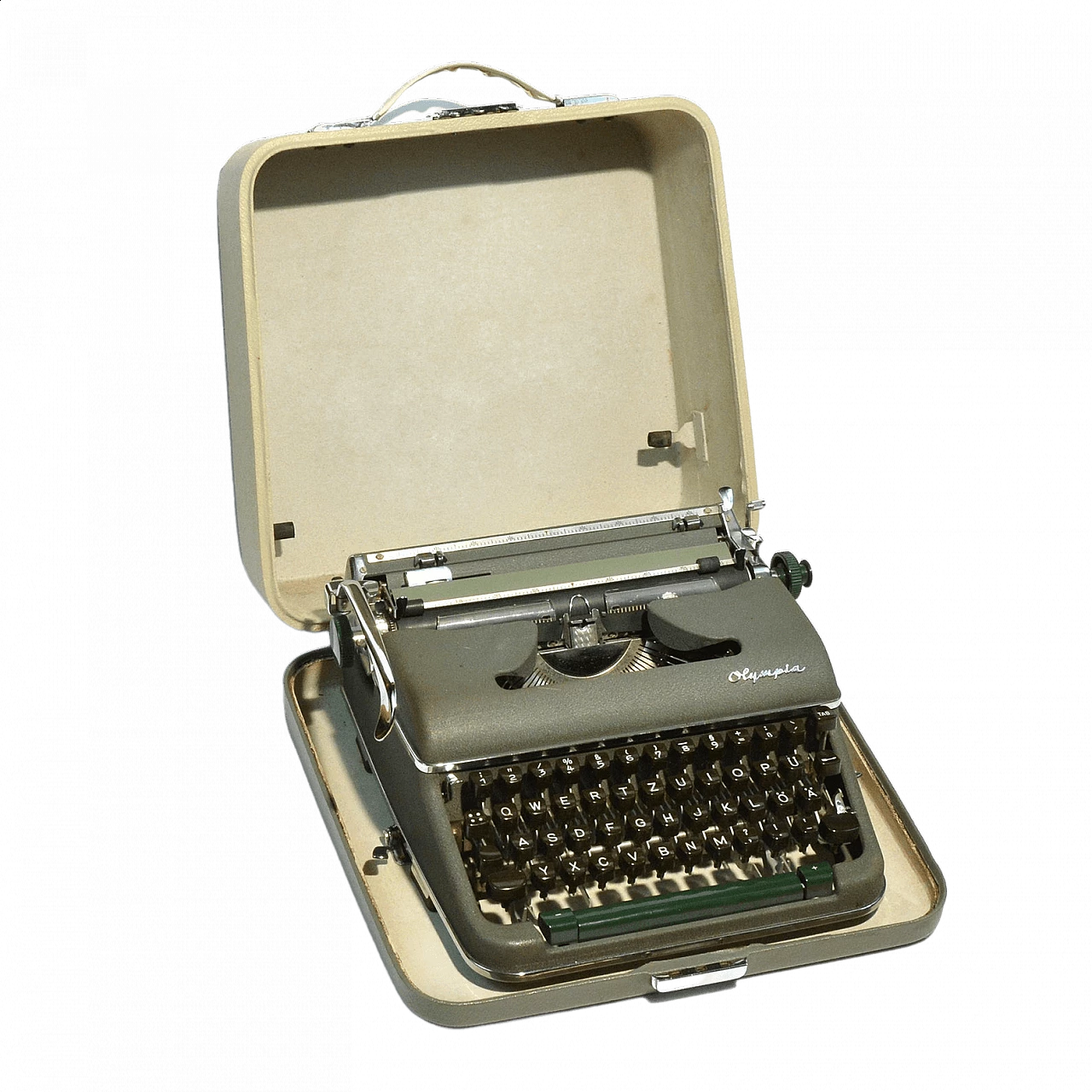 Suitcase typewriter SM-3 for Olympia Wilhelmshaven, 1953 | intOndo