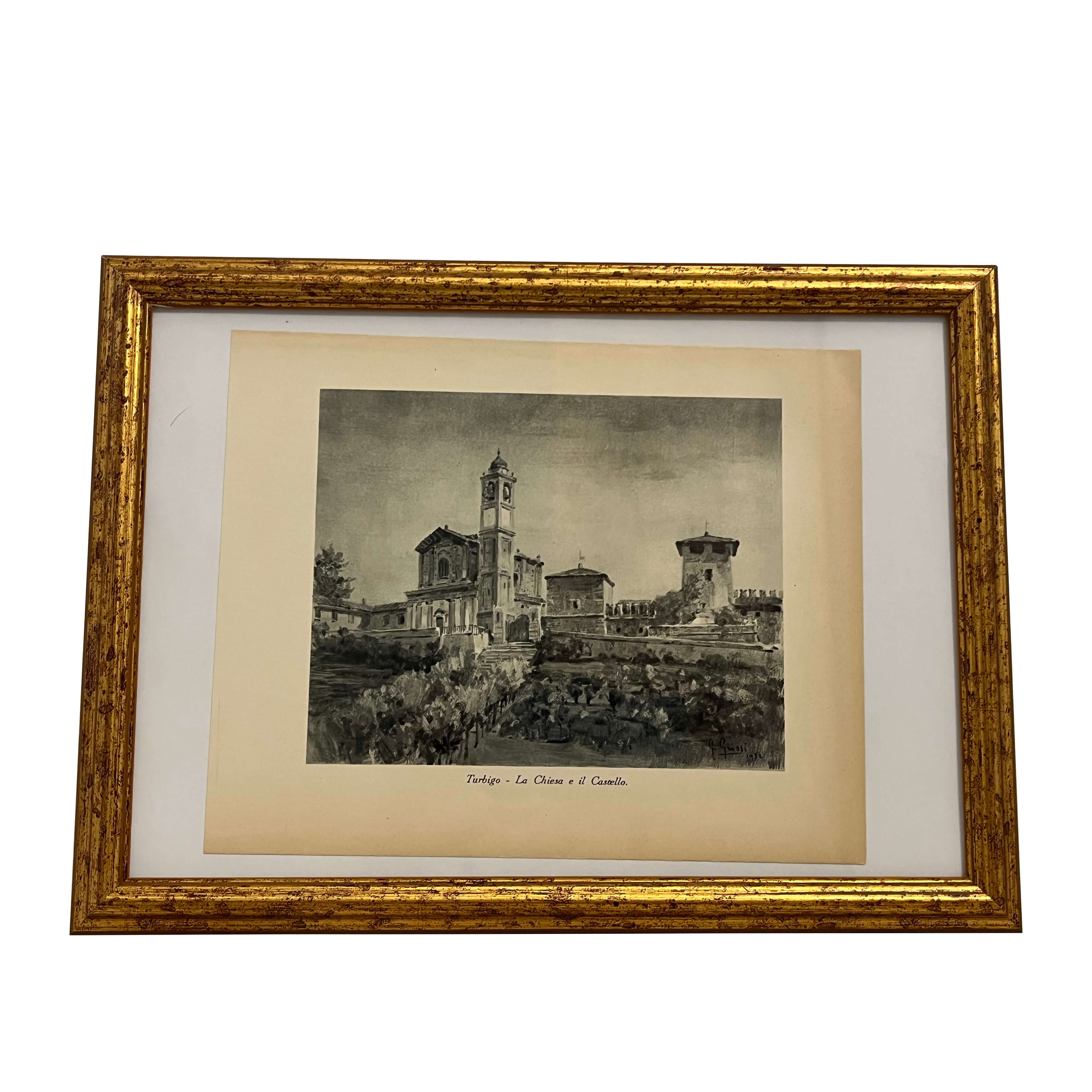 Giannino Grossi, View of Turbigo, print, 1932 | intOndo