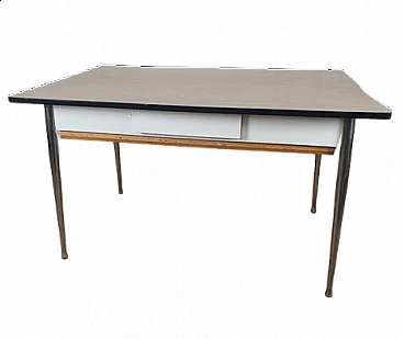 Formica table with cutting board and work surface, 1970s | intOndo