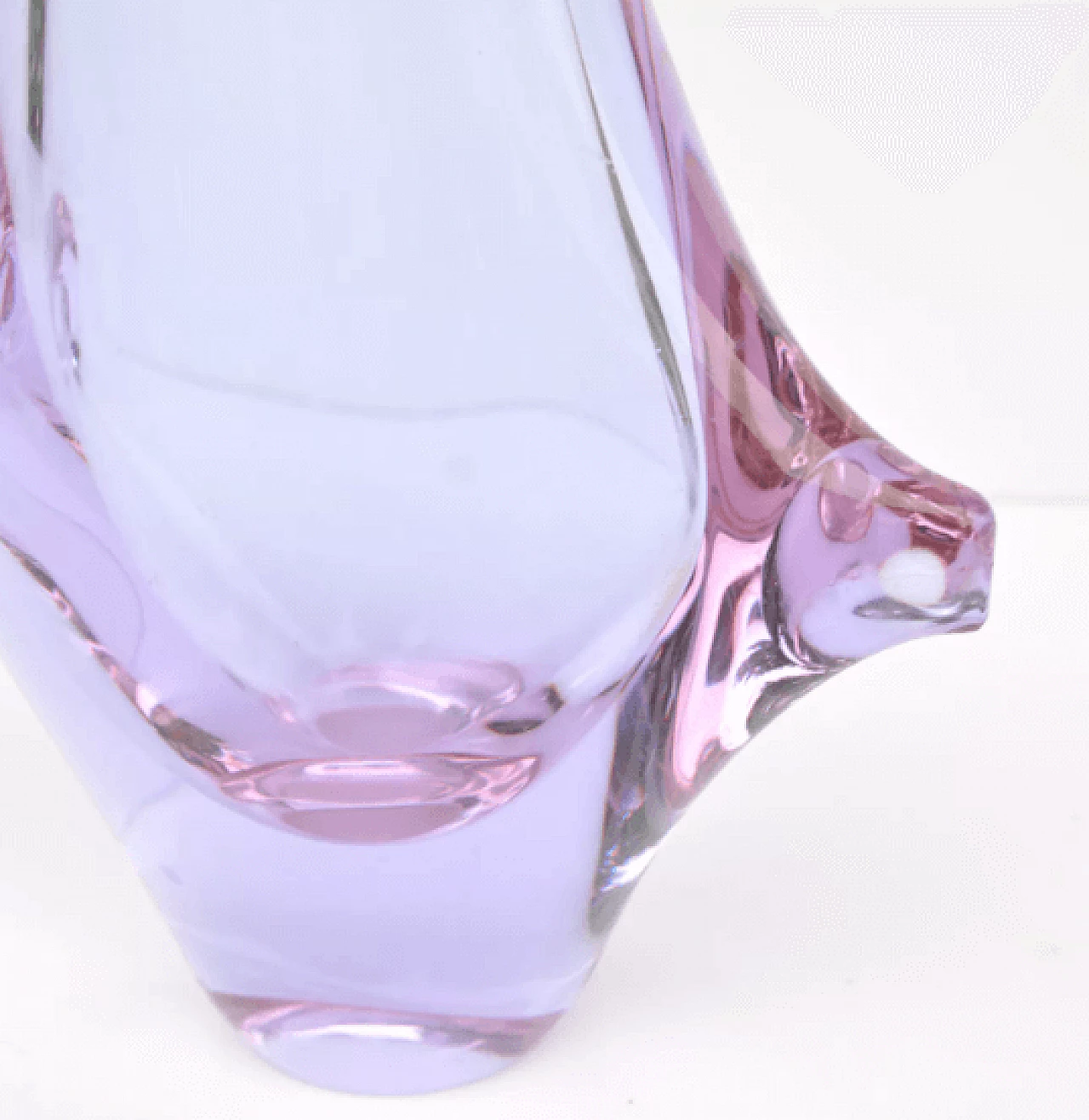 Glass vase by Miloslav Klinger for Železny Brod Sklo (ZBS), 1960s | intOndo