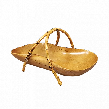 Bamboo tray by Aldo Tura for Macabo, 1960s | intOndo