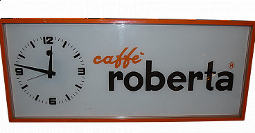 Caffè Roberta sign with clock, 1990s | intOndo