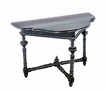 Louis XIII solid walnut console table, 17th century | intOndo