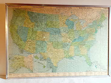 Map of the United States of America, 1980s | intOndo