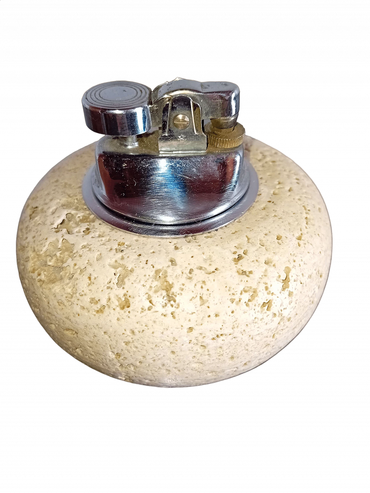 Travertine table lighter, 1970s | intOndo