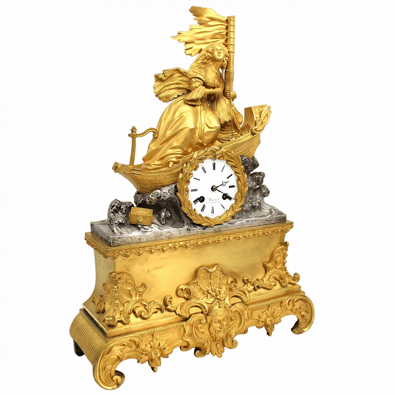 Louis Philippe gilded bronze pendulum clock, 19th century | intOndo