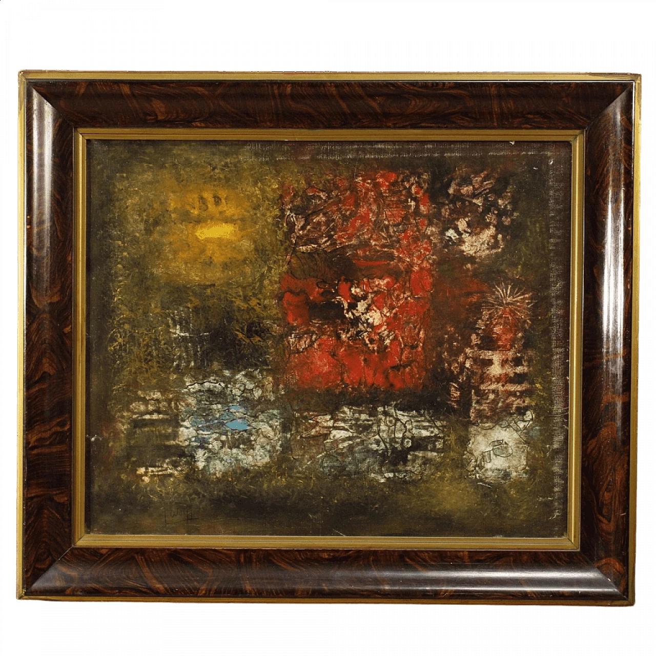 Robert Jay Wolff, Abstract painting, oil on canvas, 1950s | intOndo