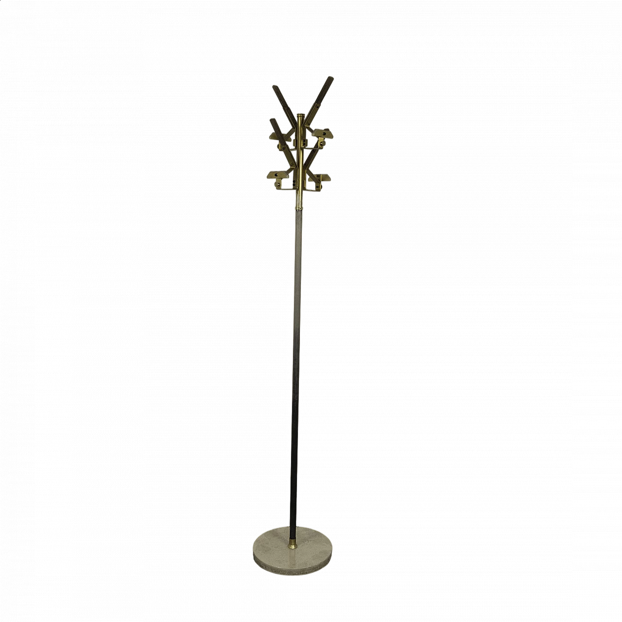 Metal coat stand with marble base, 1960s | intOndo