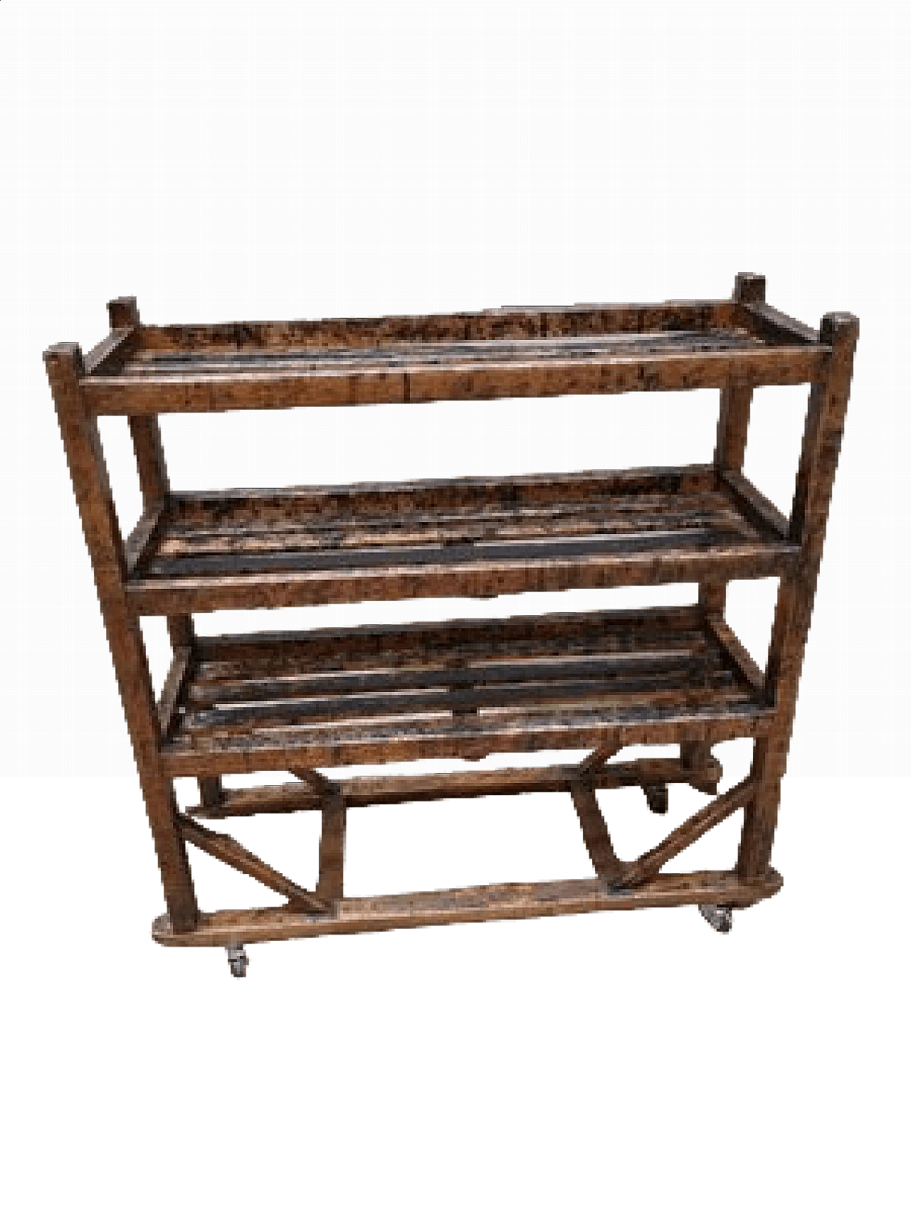 Industrial oak cart, 1950s | intOndo