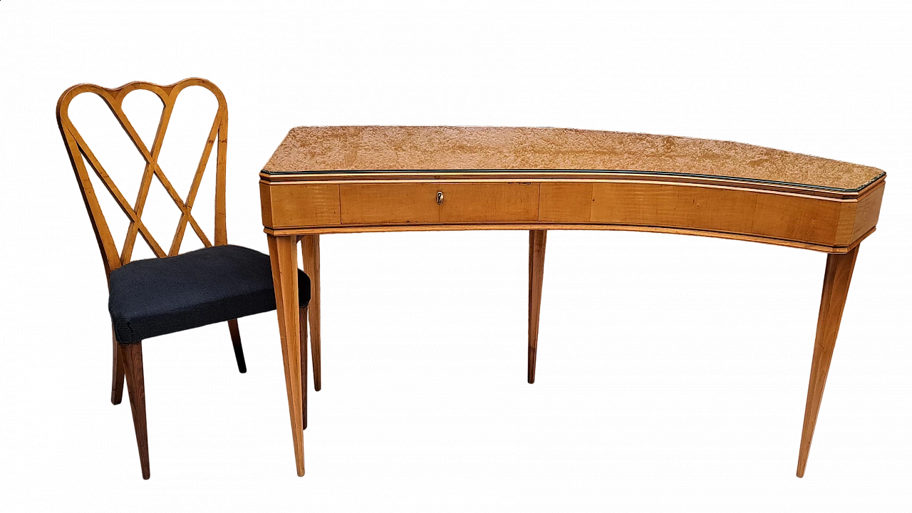 Birch desk and chair, 1960s | intOndo