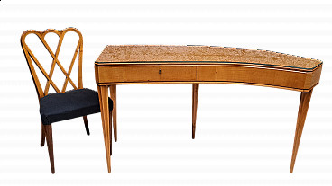 Birch desk and chair, 1960s | intOndo