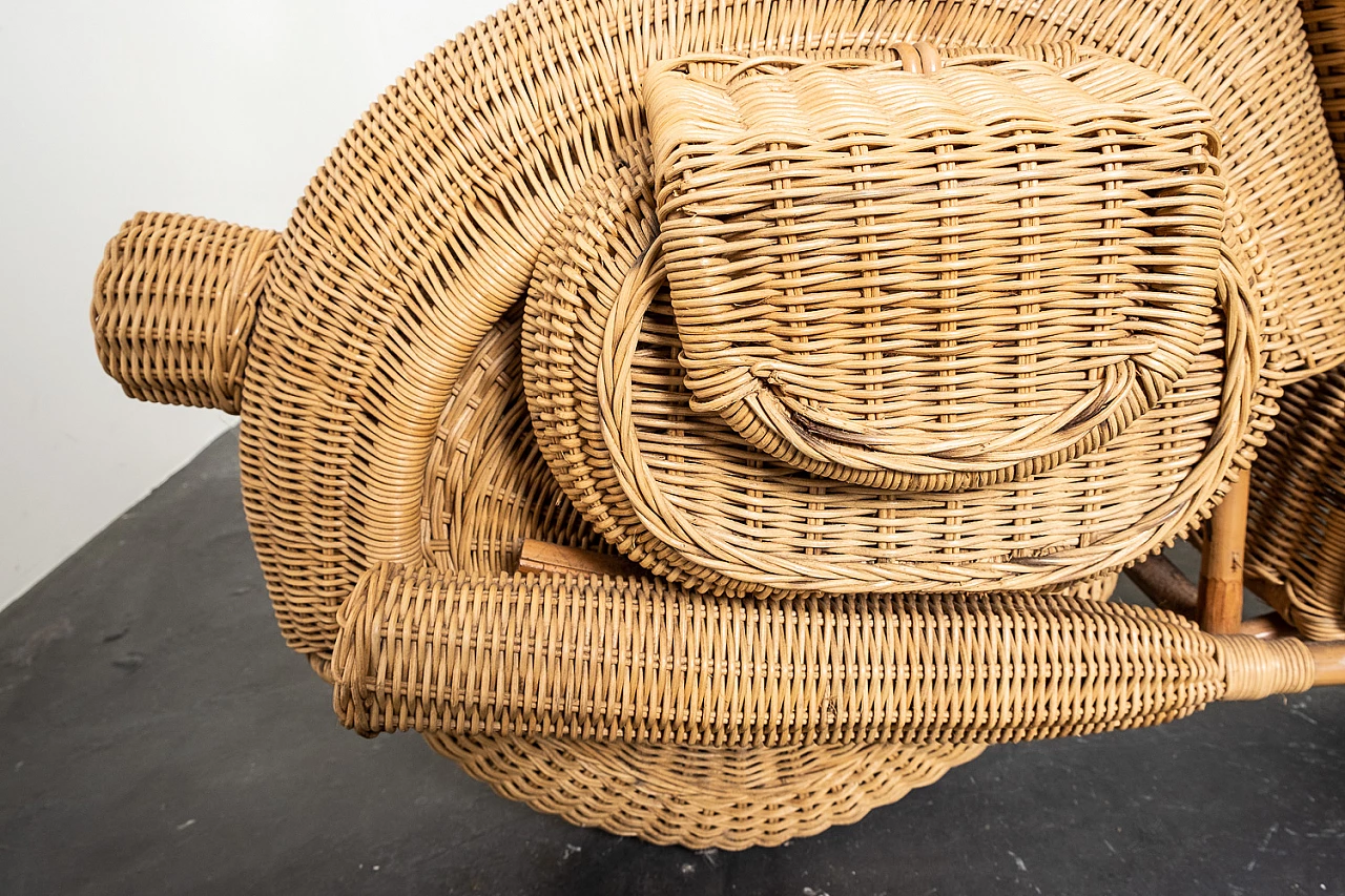 Harley Davidson rattan motorcycle by Tom Dixon for Habitat, 1980s | intOndo