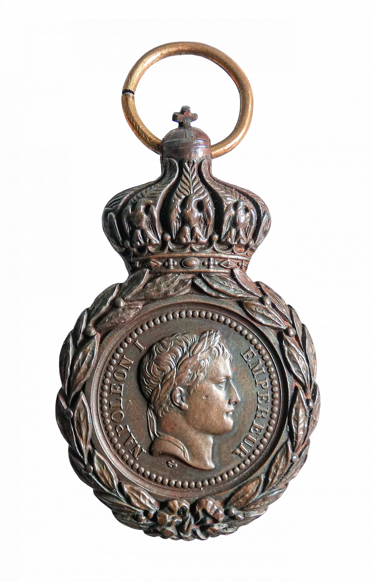 Bronze medal Napoleon Bonaparte: to his companions in glory, 1857 | intOndo