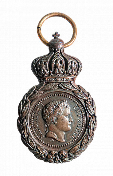 Bronze medal Napoleon Bonaparte: to his companions in glory, 1857 | intOndo