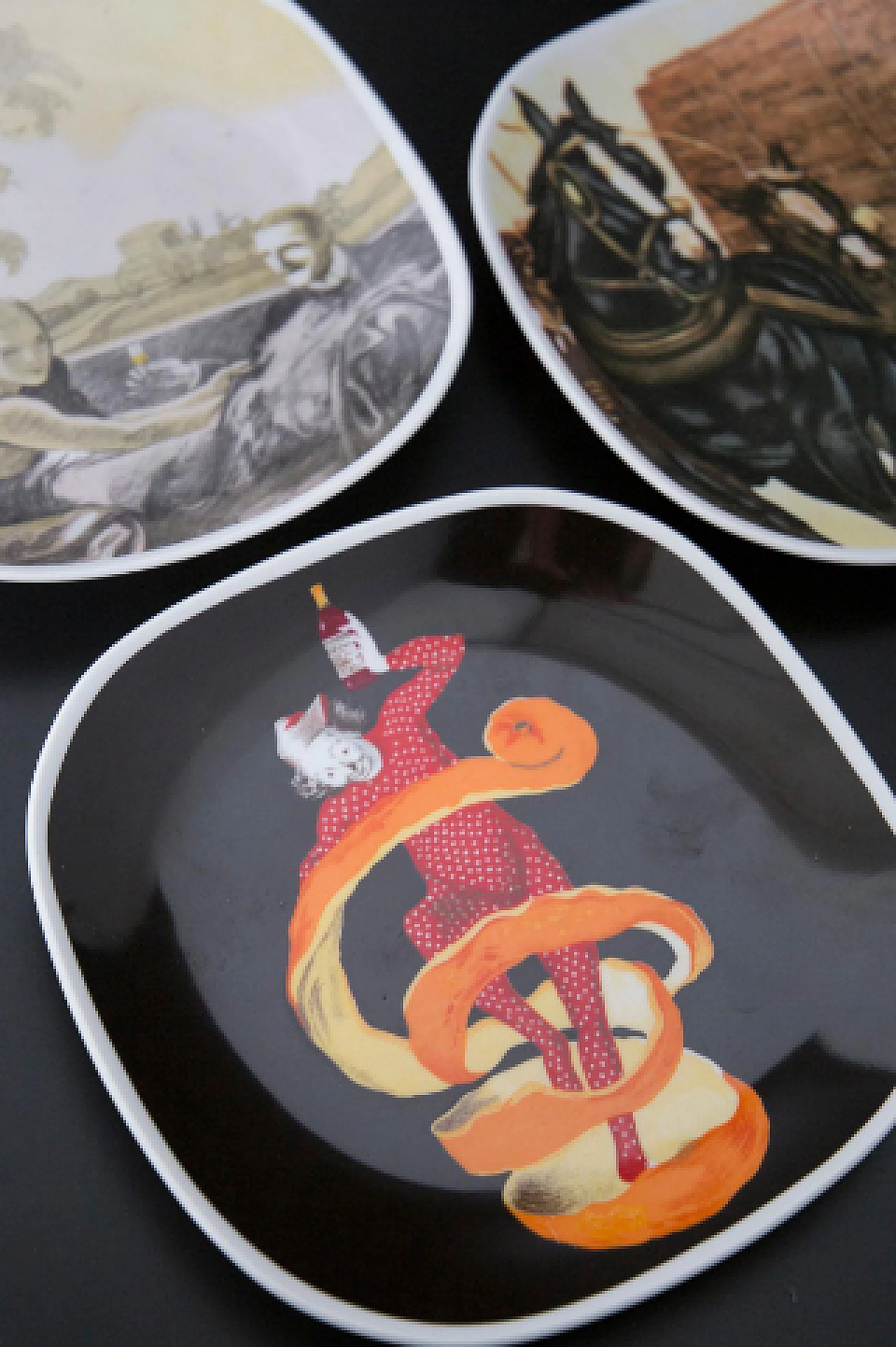 3 Ceramic advertising plates by Richard Ginori for Davide Campari | intOndo