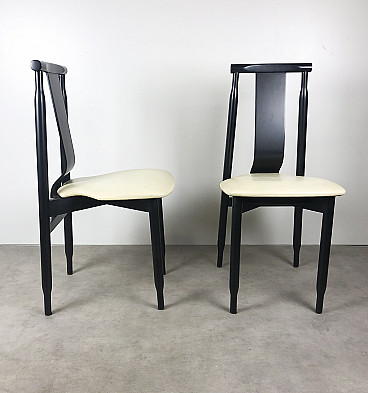 6 Lierna solid wood chairs by Achille Castiglioni for Gavina, 1960s ...