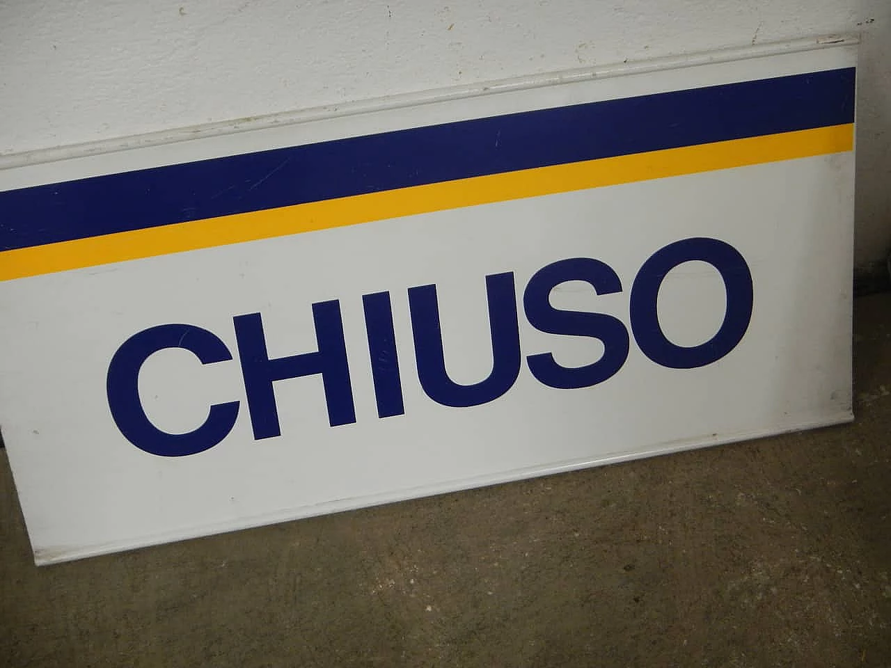 Double-sided iron sign of self gas station, 1980s | intOndo