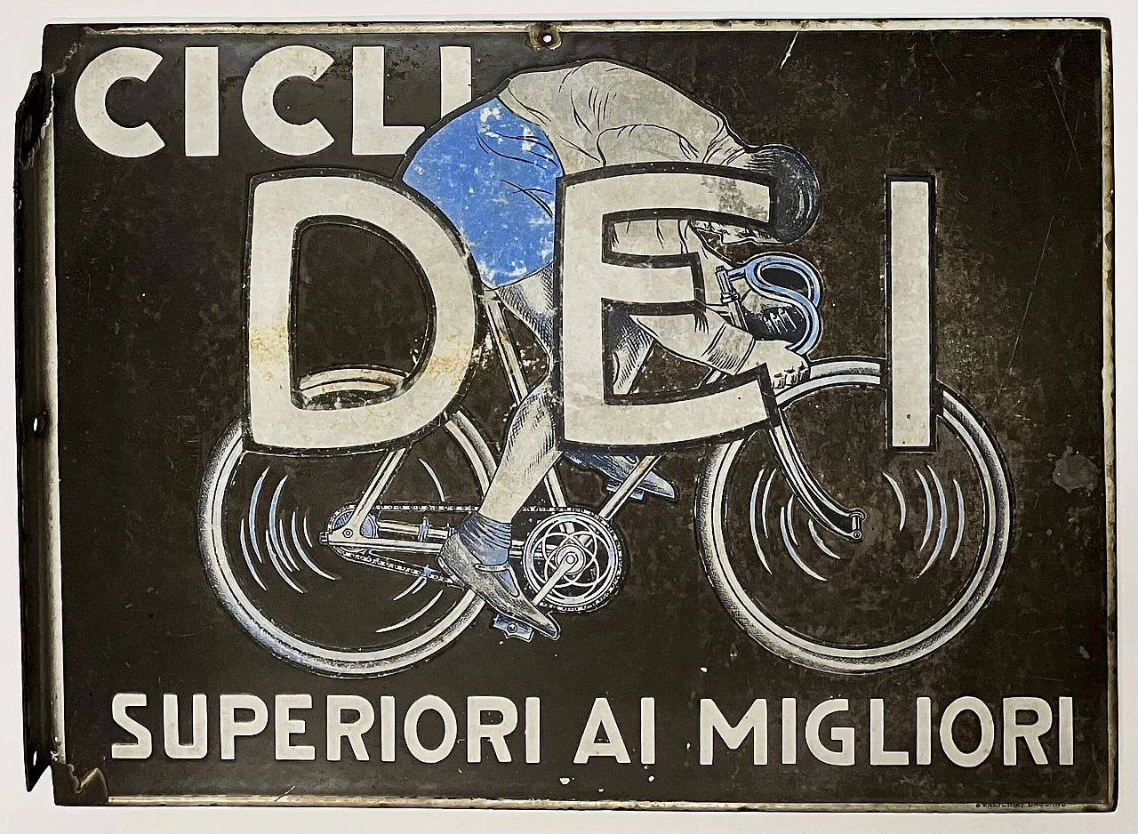 Sign with illustration of Umberto Dei by Marcello Dudovich, 1920s | intOndo