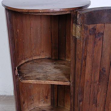 Empire wood column bedside table, second half of the 19th century | intOndo