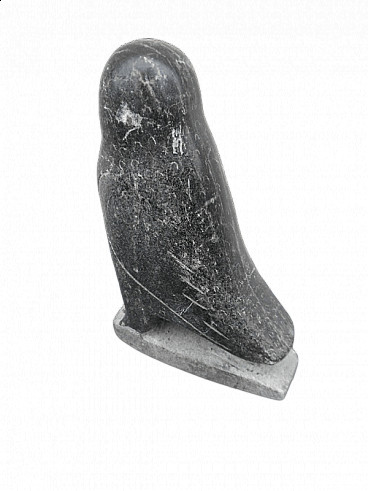 Inuit stone owl sculpture by Canada Eskimo Art Esquimau, 1970s | intOndo