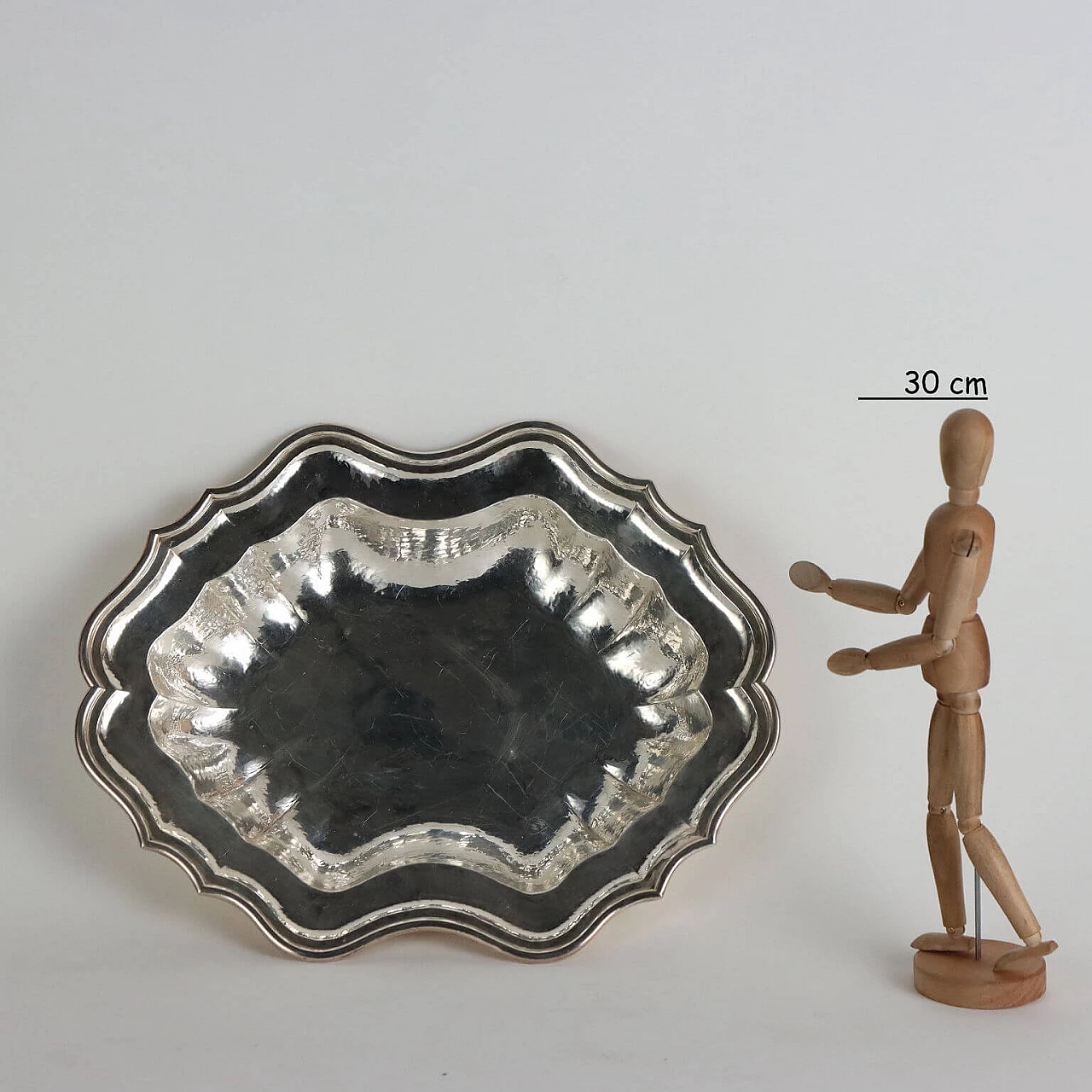 Centrotavola in argento di Mugnai Roberto Firenze, anni '50 | intOndo