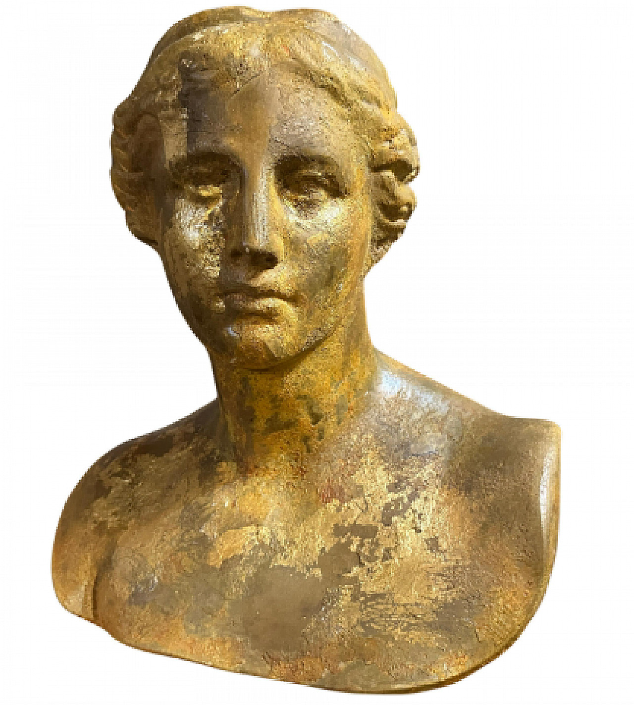 Venus de Milo bust, gilded plaster sculpture, 1950s | intOndo