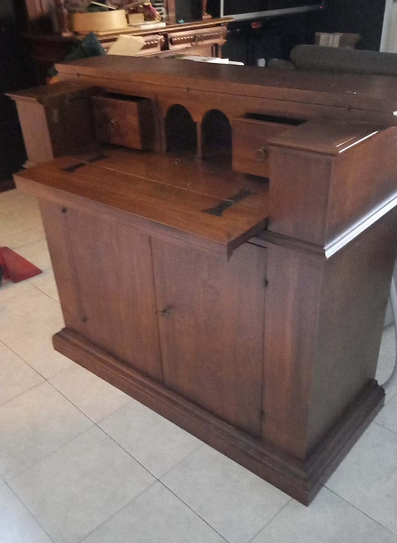 Wood flap desk, early 20th century | intOndo