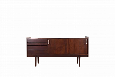Walnut veneered sideboard by Bytomskie Fabryki Mebli, 1960s | intOndo
