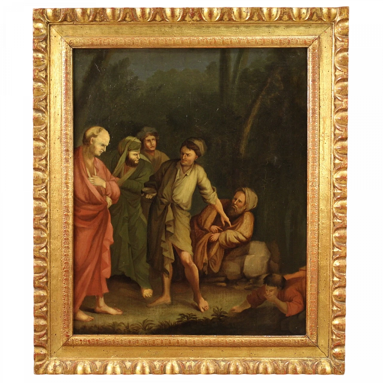 Diogenes of Sinope, oil painting on canvas, 18th century | intOndo