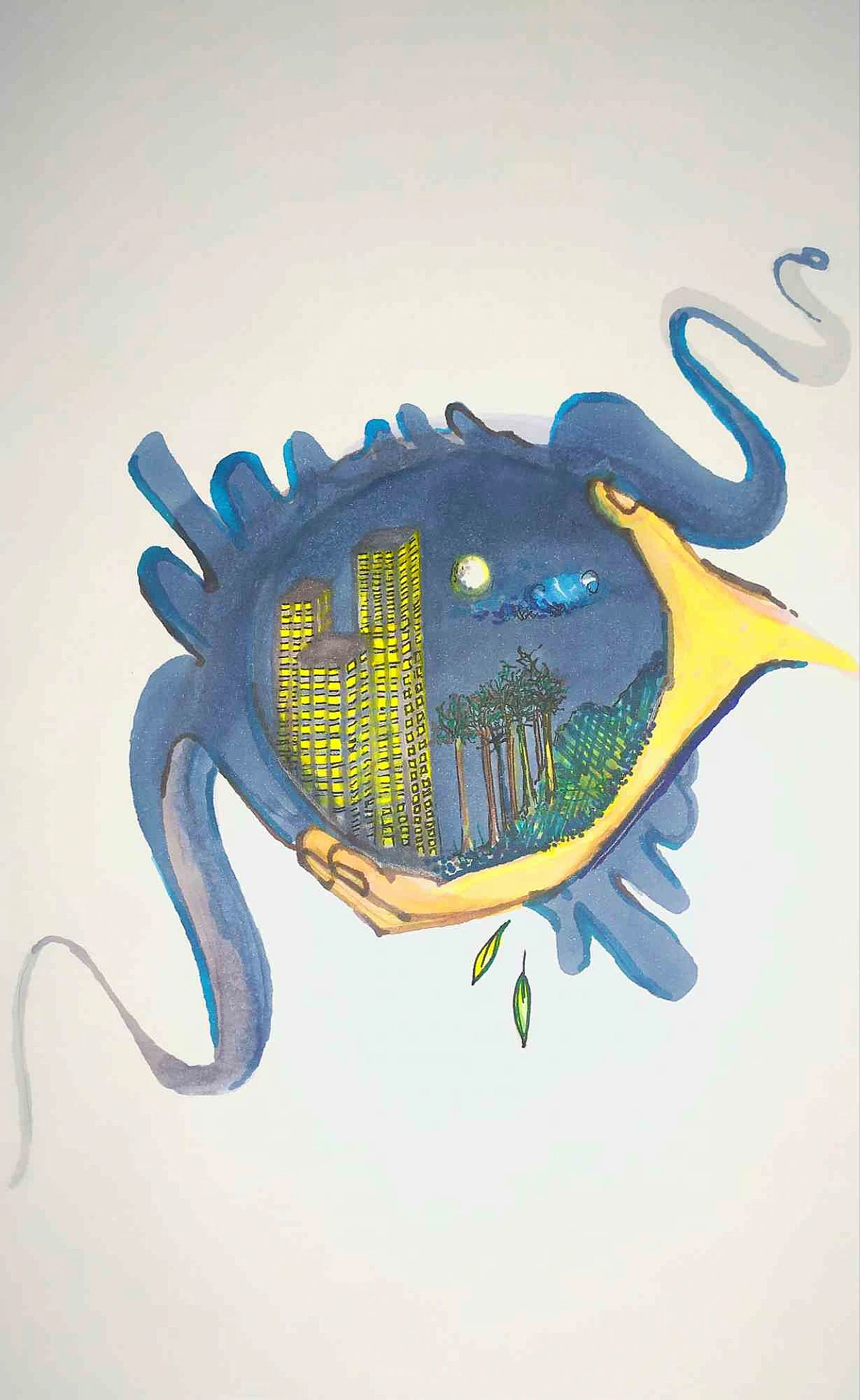 Expertimentart Lis, City , Drawing 2000s | intOndo