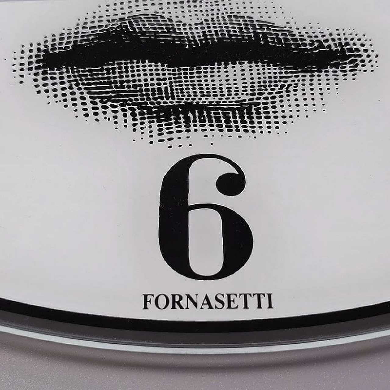 Glass wall clock by Fornasetti, 1990s | intOndo