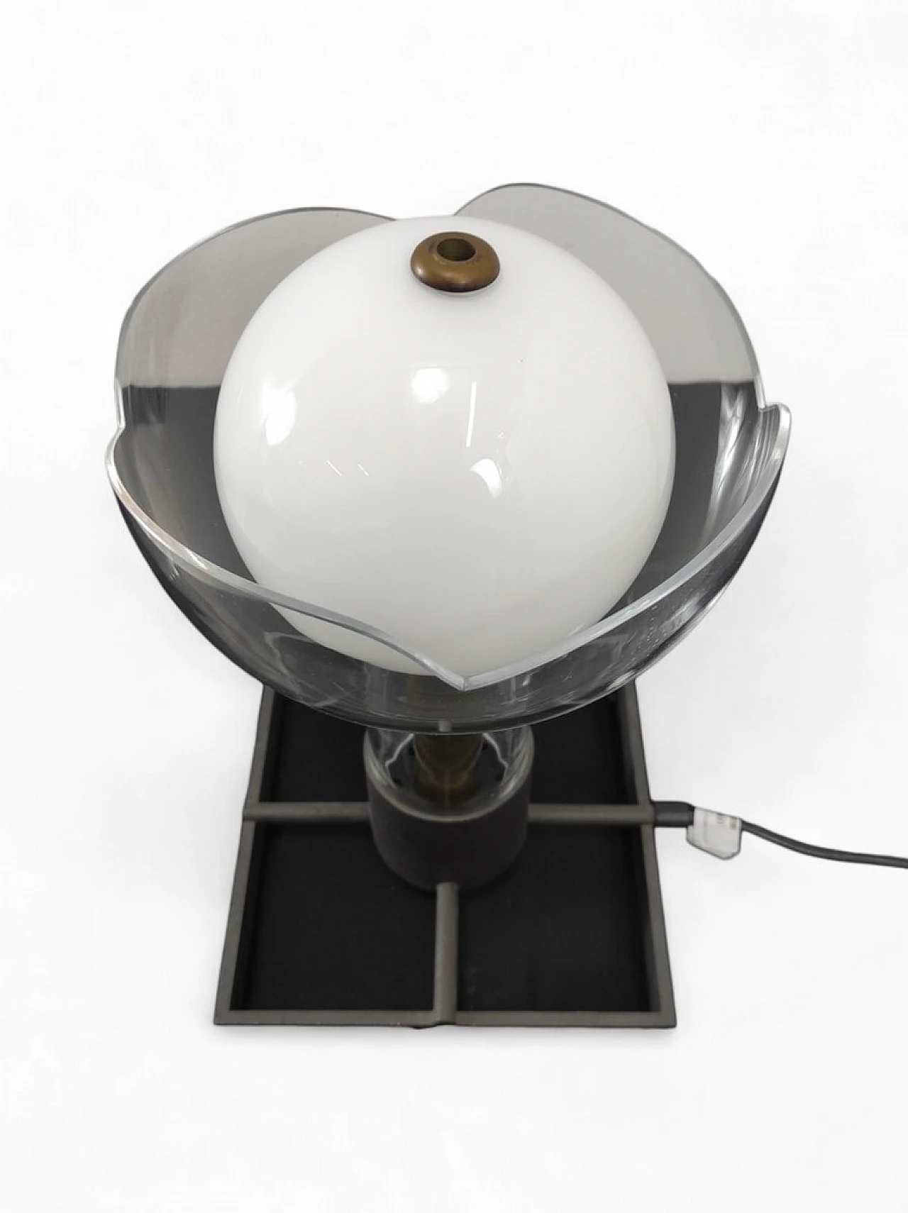 Table lamp in Murano glass & wrought iron by Carlo Moretti, 2000s | intOndo