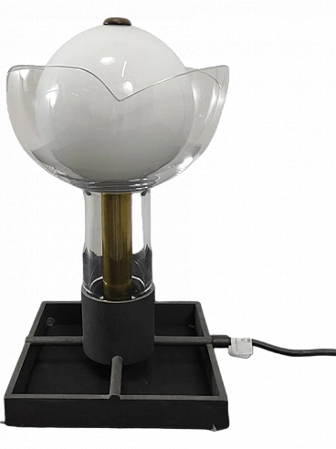 Table lamp in Murano glass & wrought iron by Carlo Moretti, 2000s | intOndo