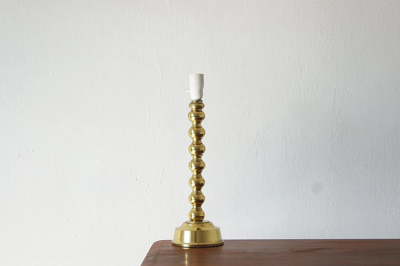 Scandinavian brass table Llamp by Lorentzons, 1960s | intOndo