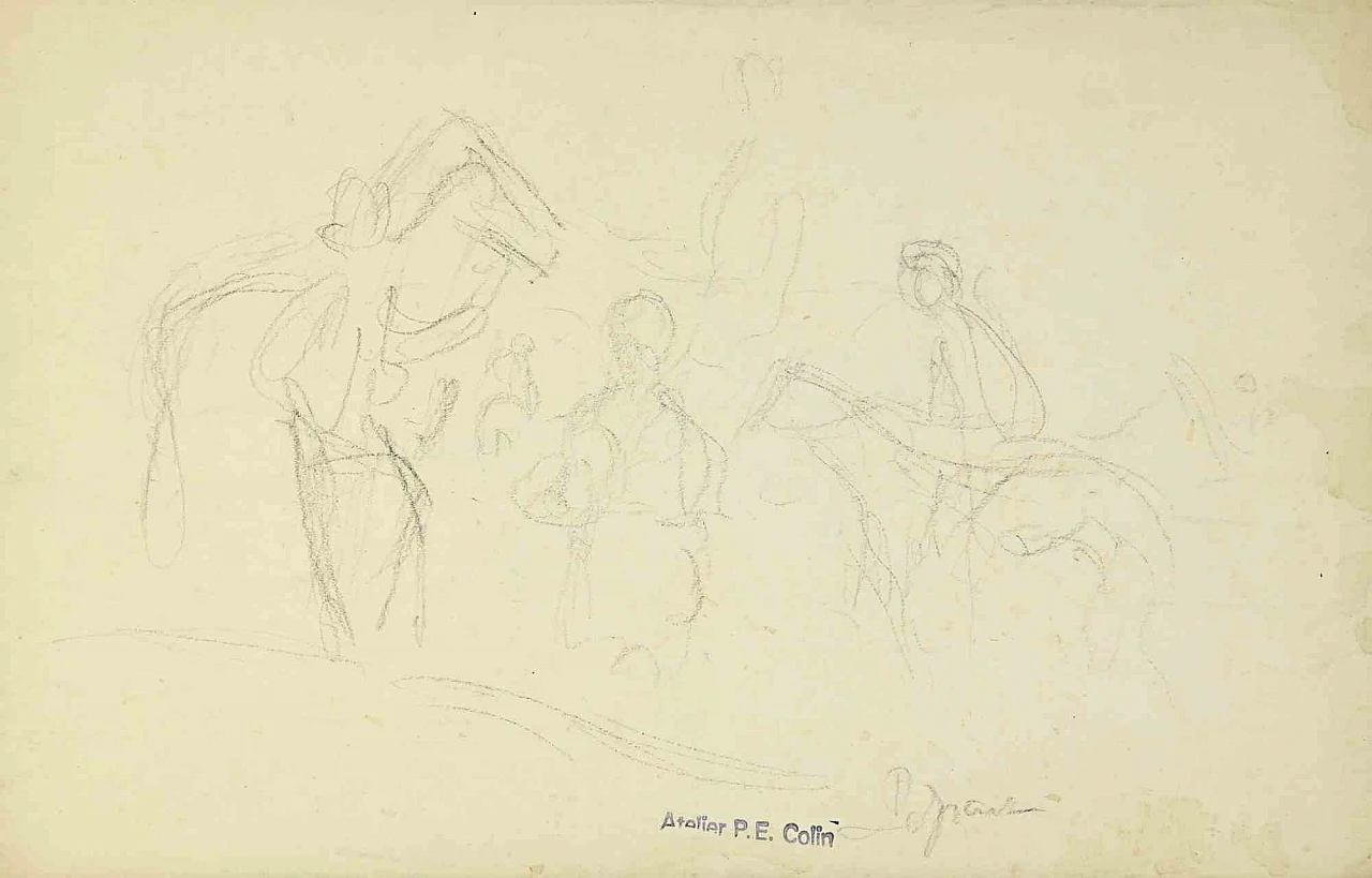Paul Emile Colin, Figures, Drawing 2000s | intOndo