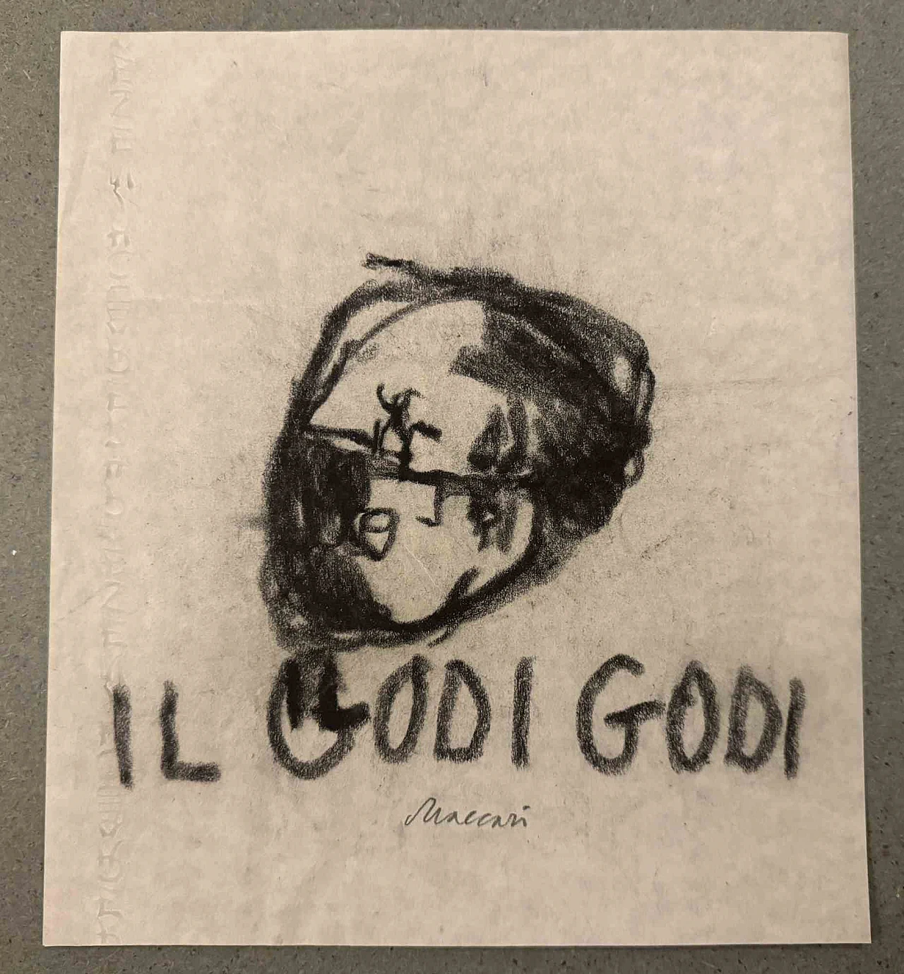 Mino Maccari, Godi Godi, Drawing 2000s | intOndo