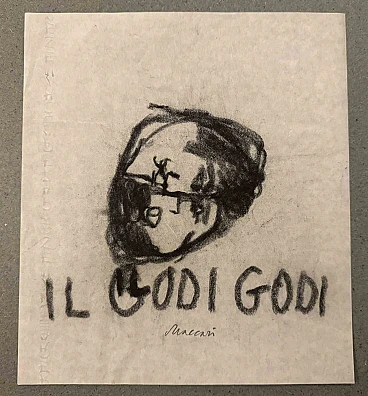 Mino Maccari, Godi Godi, Drawing 2000s | intOndo