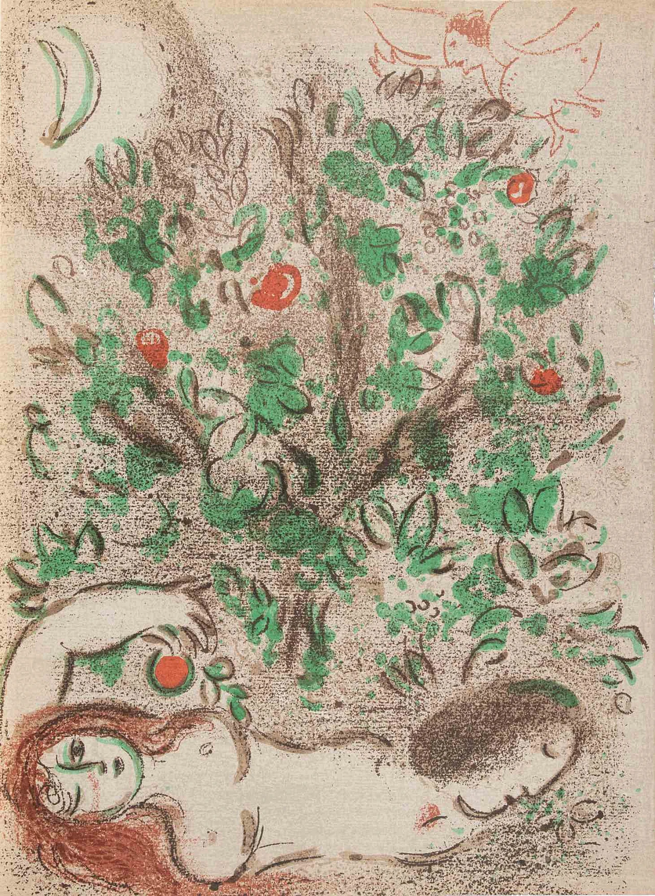 Marc Chagall, The Tree of Knowledge, Lithograph 1960s-1970s | intOndo